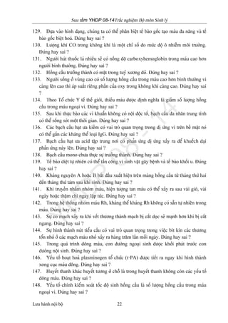 TN Sinh Iý máu | PDF