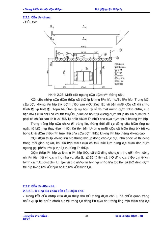 Chuong 2 cau tao cau dam | DOC