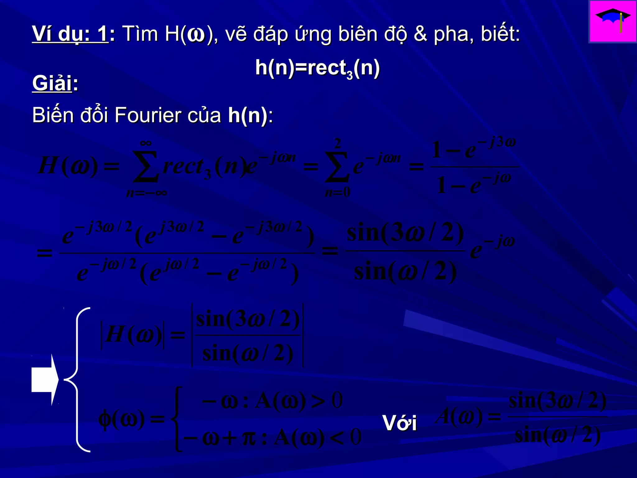 xử lý số tín hiệu -Chuong 3 | PPT