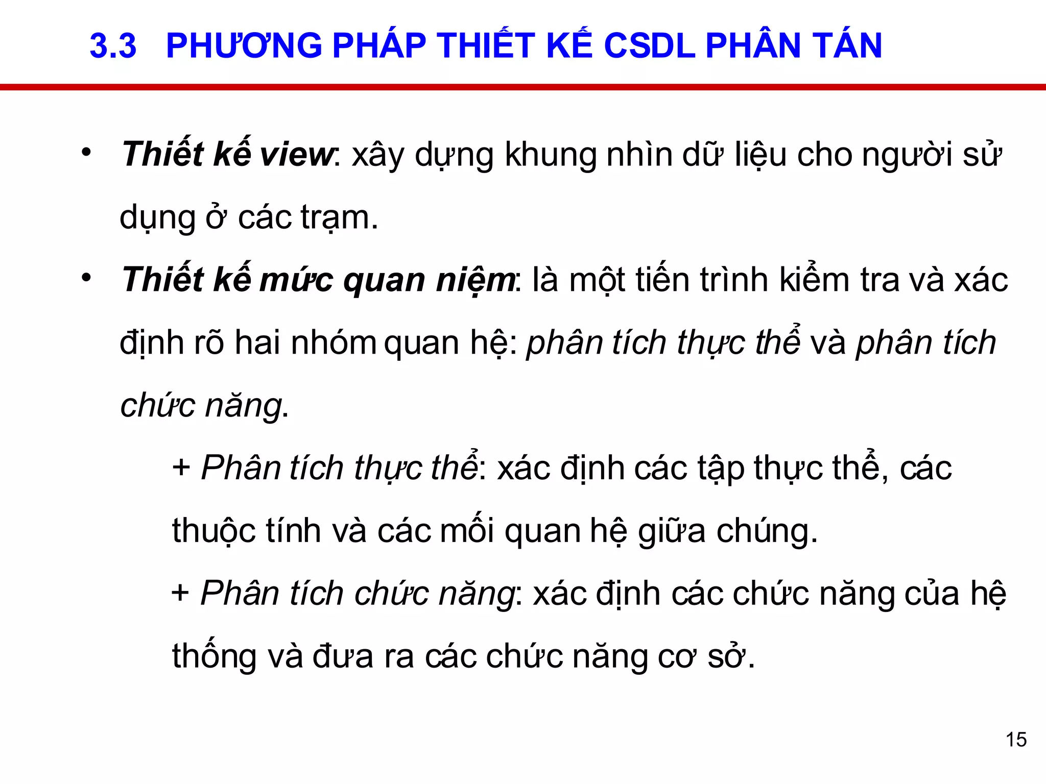 Chuong 3- CSDL phân tán | PPT