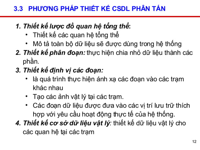 Chuong 3- CSDL phân tán | PPT