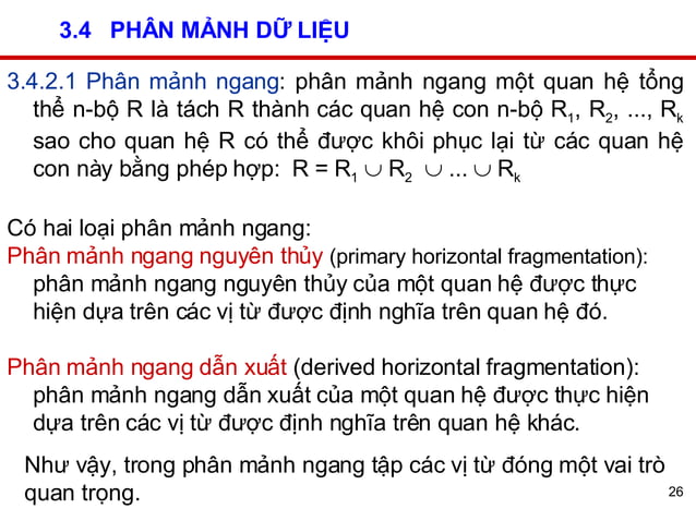 Chuong 3- CSDL phân tán | PPT