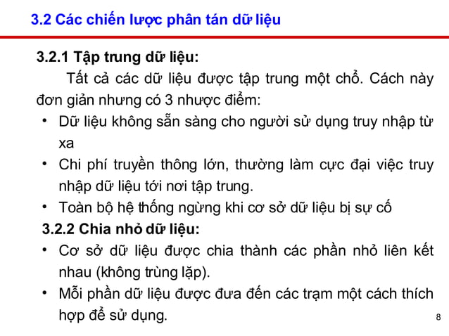Chuong 3- CSDL phân tán | PPT