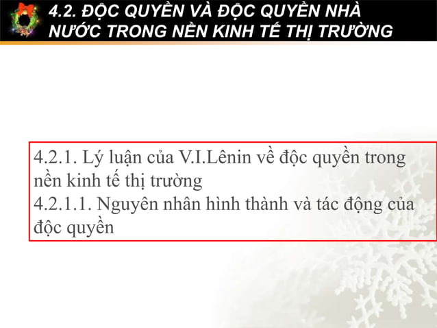 Chương 4. Kinh tế Chính Trị | PPT