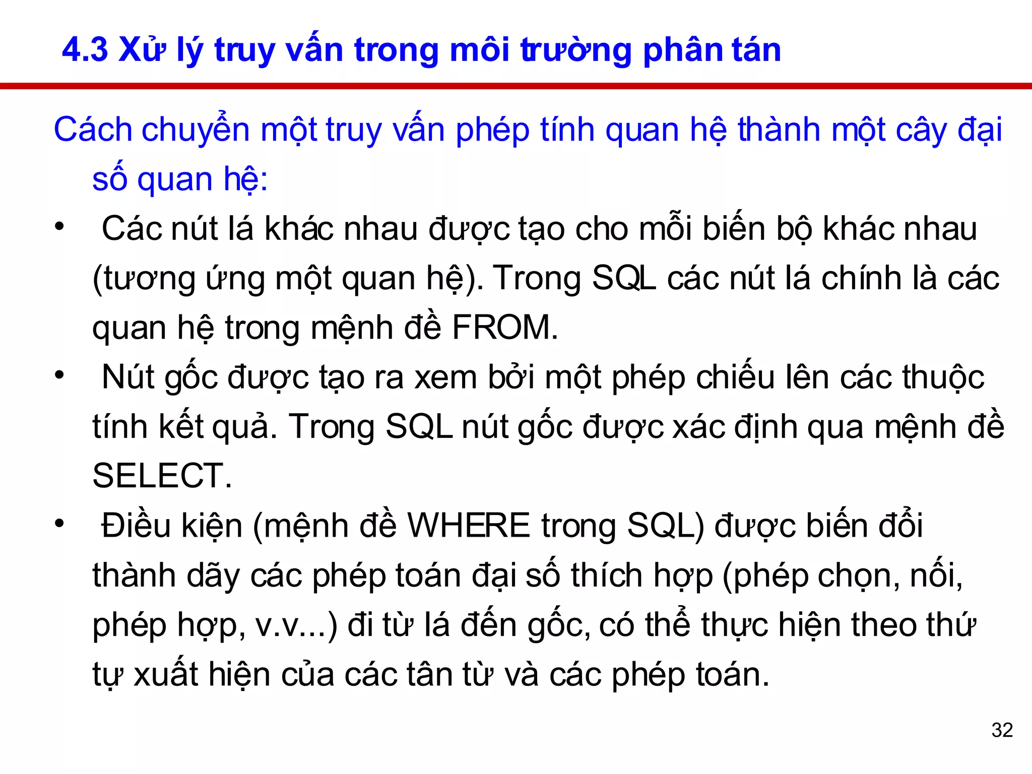 Chuong 4 - CSDL phân tán | PPT