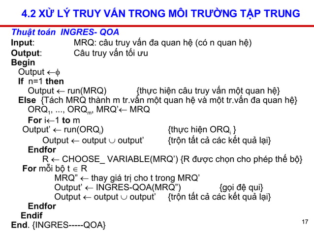 Chuong 4 - CSDL phân tán | PPT