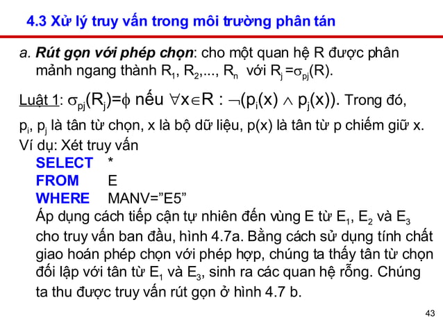 Chuong 4 - CSDL phân tán | PPT