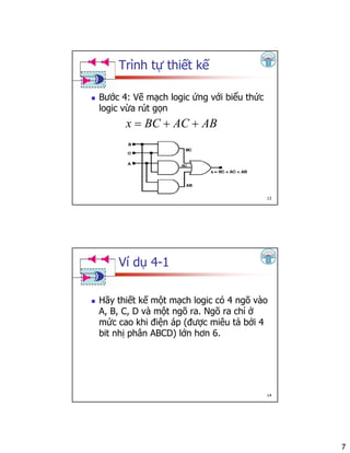 Chuong 04 mach logic | PDF
