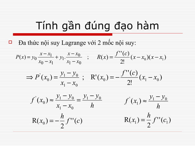 phương pháp hình thang,Công thức Simpson | PPT