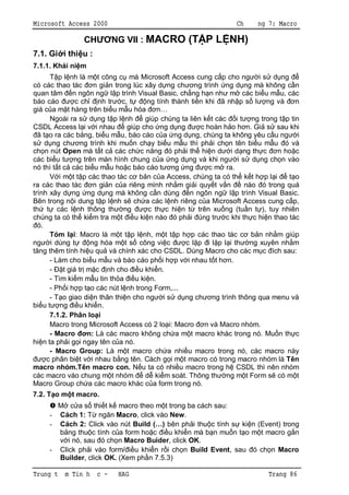 Chuong 07 macro | PDF