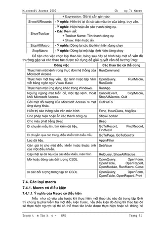 Chuong 07 macro | PDF