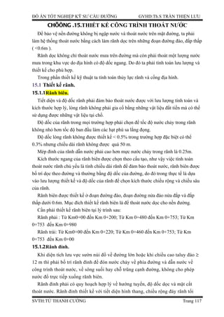 Chuong 15 thiet ke cong trinh thoat nuoc | DOC