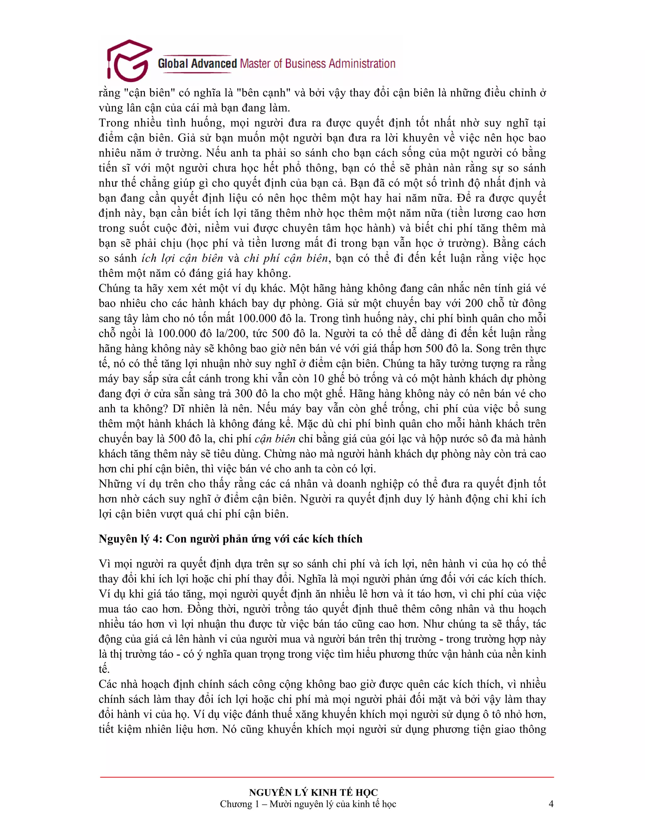 Chuong 1 muoi nguyen ly cua kinh te hoc | PDF