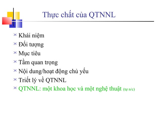 Chuong 1 tong quan ve quan tri nguon nhan luc | PPT