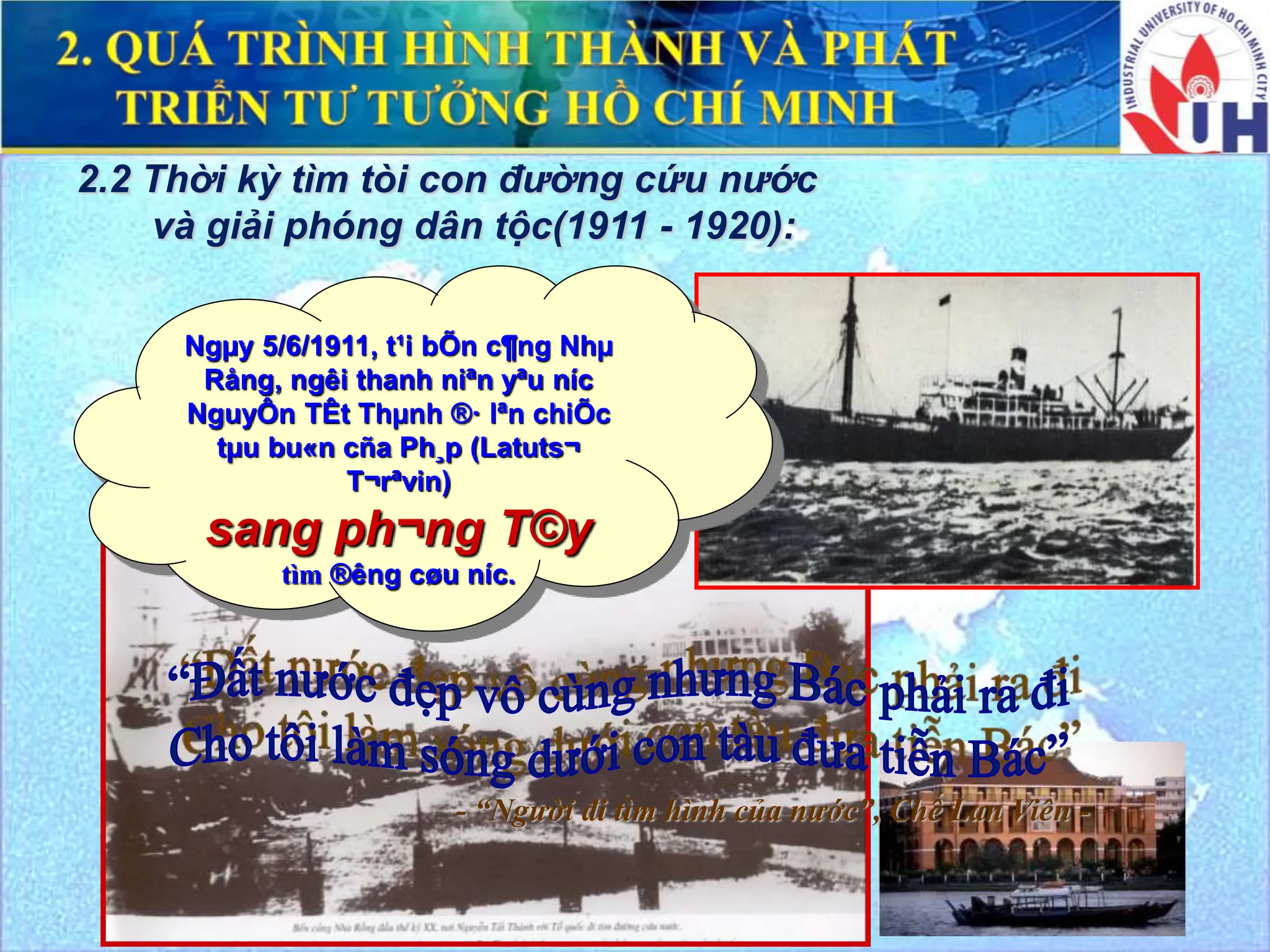 Tư tưởng hồ chí minh chương 2: Cơ sở, quá trình hình thành và phát triển tthcm | PPT