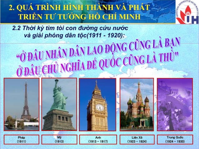 Tư tưởng hồ chí minh chương 2: Cơ sở, quá trình hình thành và phát triển tthcm | PPT