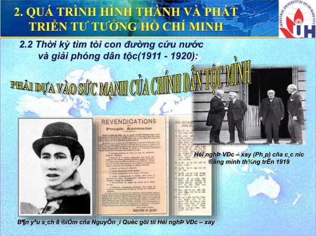 Tư tưởng hồ chí minh chương 2: Cơ sở, quá trình hình thành và phát triển tthcm | PPT