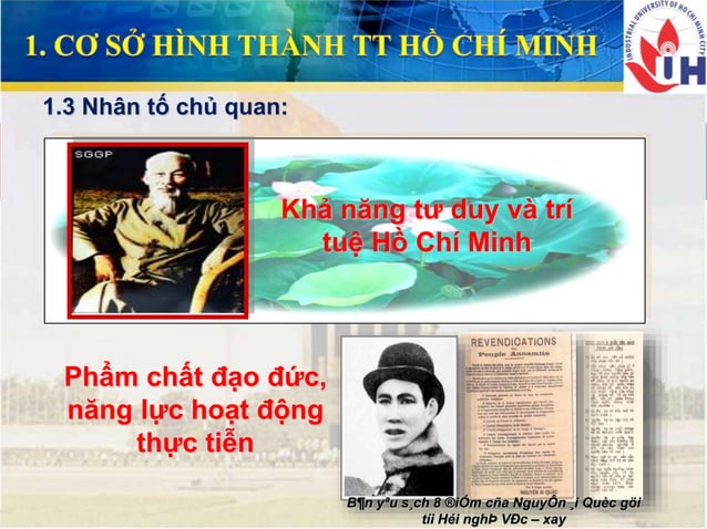 Tư tưởng hồ chí minh chương 2: Cơ sở, quá trình hình thành và phát triển tthcm | PPT