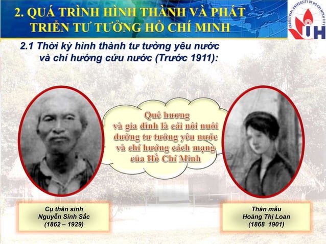 Tư tưởng hồ chí minh chương 2: Cơ sở, quá trình hình thành và phát triển tthcm | PPT