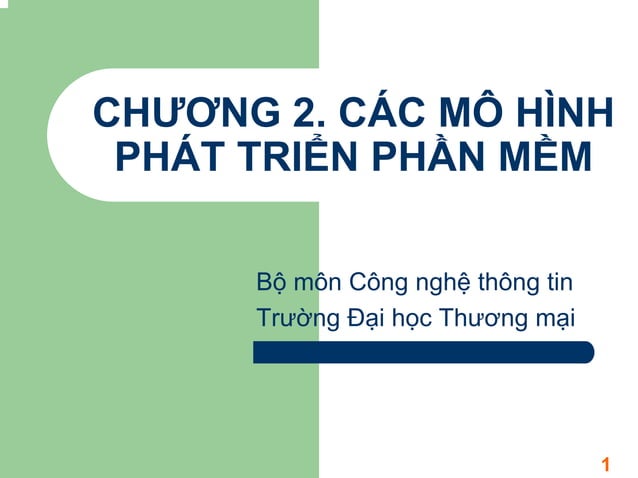Chuong 2. cnpm | PDF