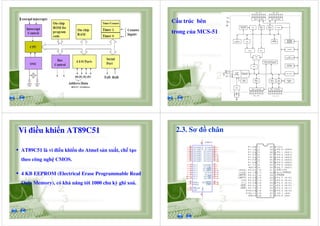 Chuong 2 gioi thieu ve cau truc ho vdk 8051 | PPT