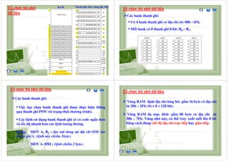 Chuong 2 gioi thieu ve cau truc ho vdk 8051 | PPT