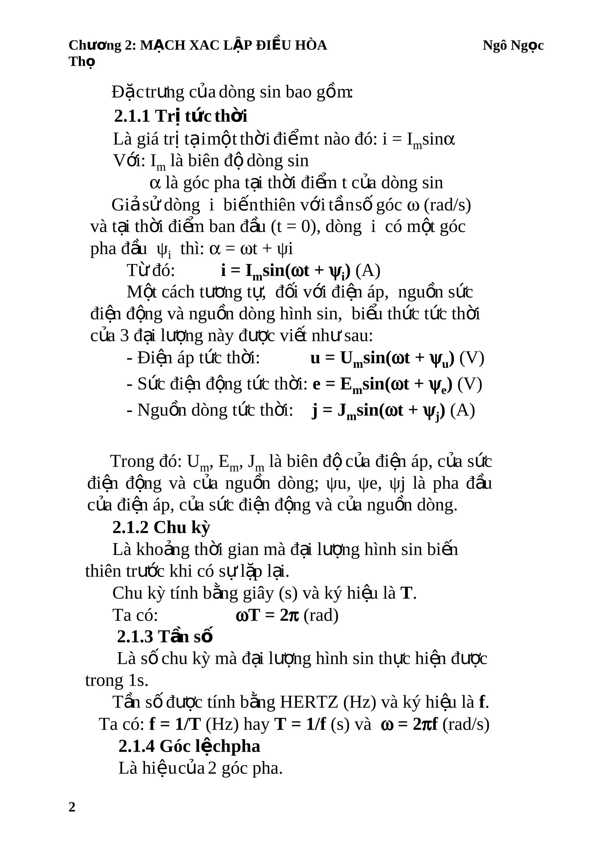 Chuong2 mach xac lap dieu hoa | PDF