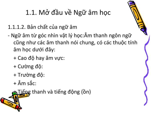 Chuong 2 Ngu am hoc - Dẫn luận ngôn ngữ - FTU | PPTX