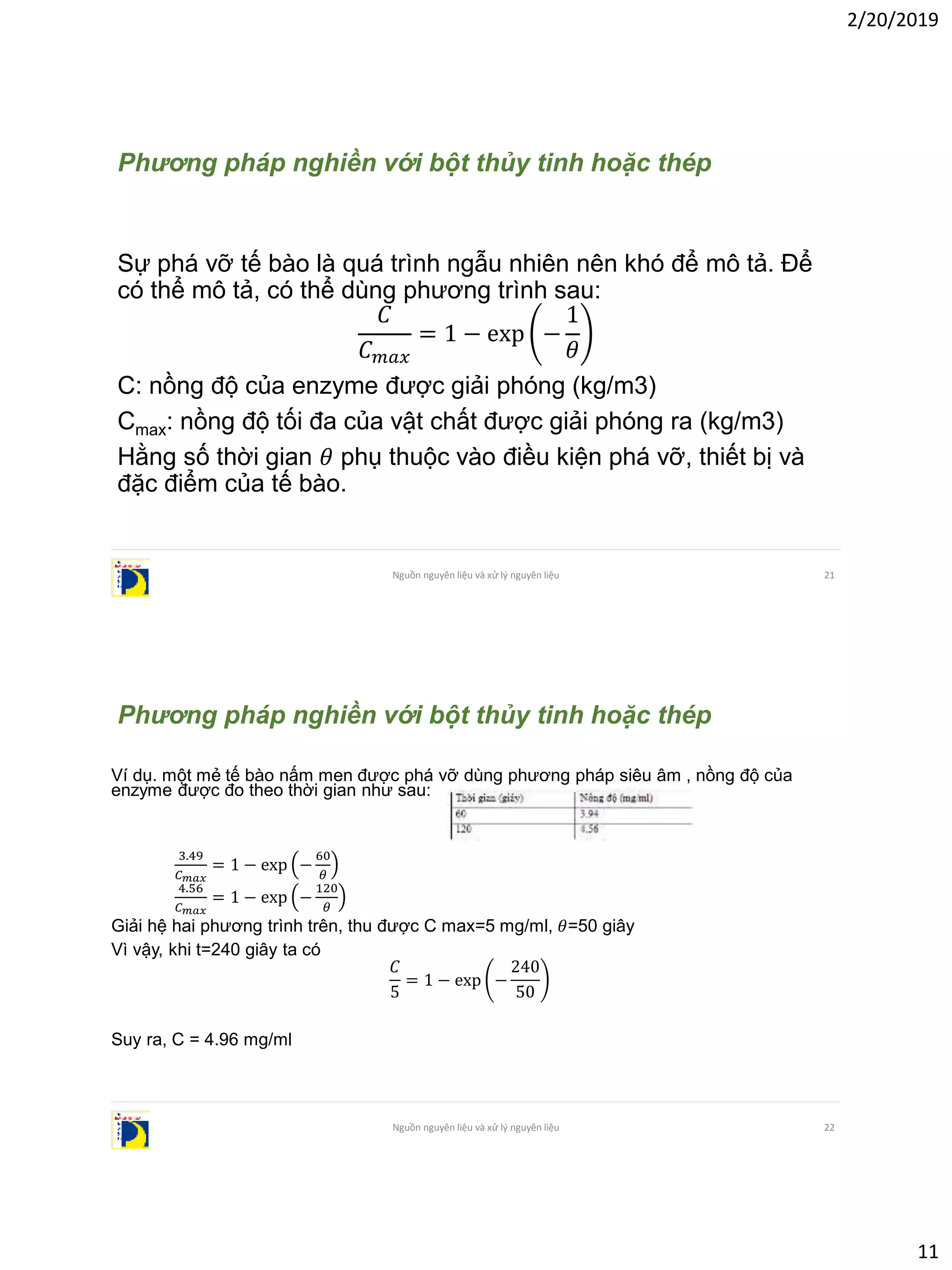 Chuong 2 nguyen lieu va quy trinh san xuat che pham enzyme | PDF