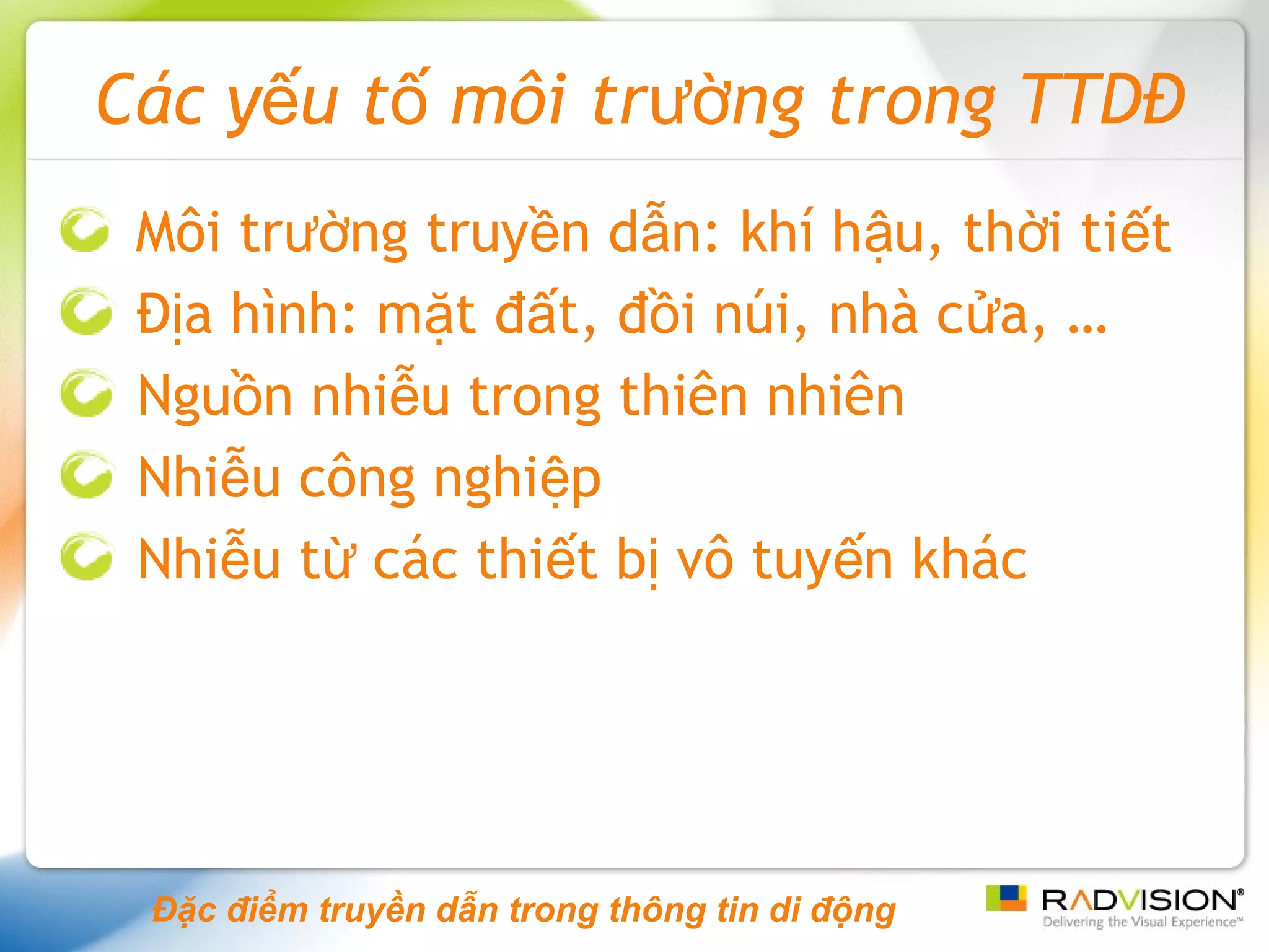 Truyen dan trong moi truong di dong | PPT