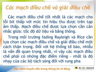 Truyen dan trong moi truong di dong | PPT