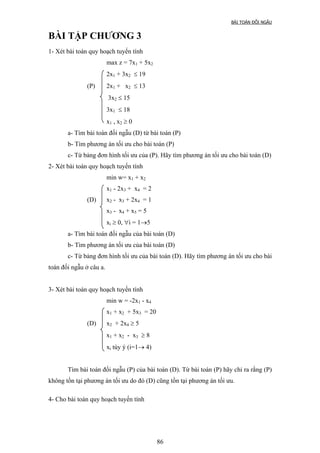 Quy hoach tuyen tinh C3 | PDF