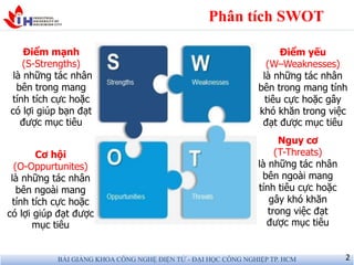 Chuong 3. phan tich swot | PDF