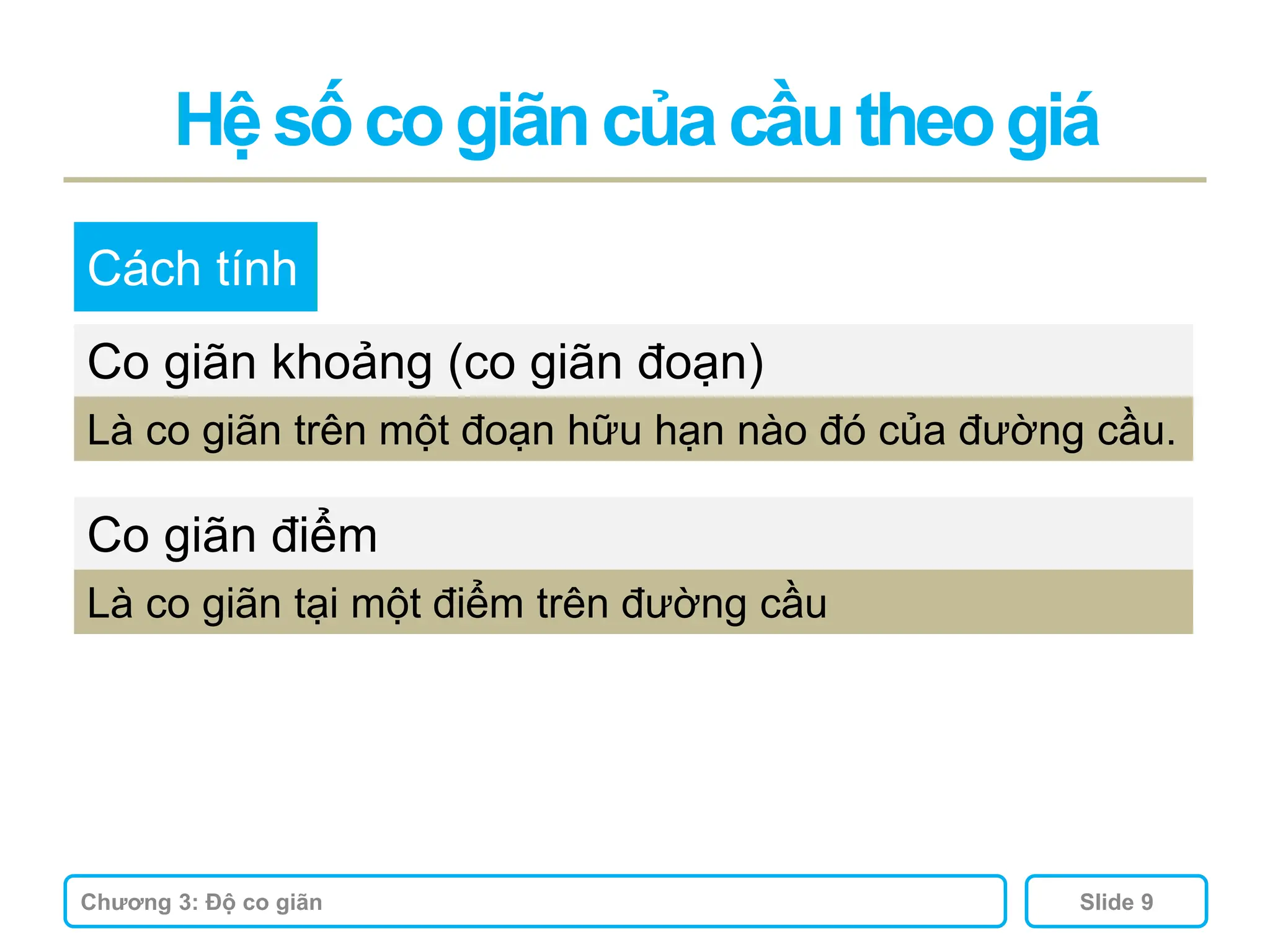 chương 3 kinh tế vi mô, độ co giãn của cung và cầu | PDF