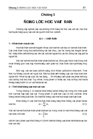 Chuong 3 dong luc hoc vat ran | PDF