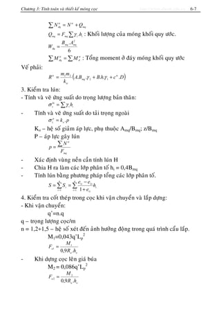 Chuong 3 tinh toan va thiet ke mong coc | PDF