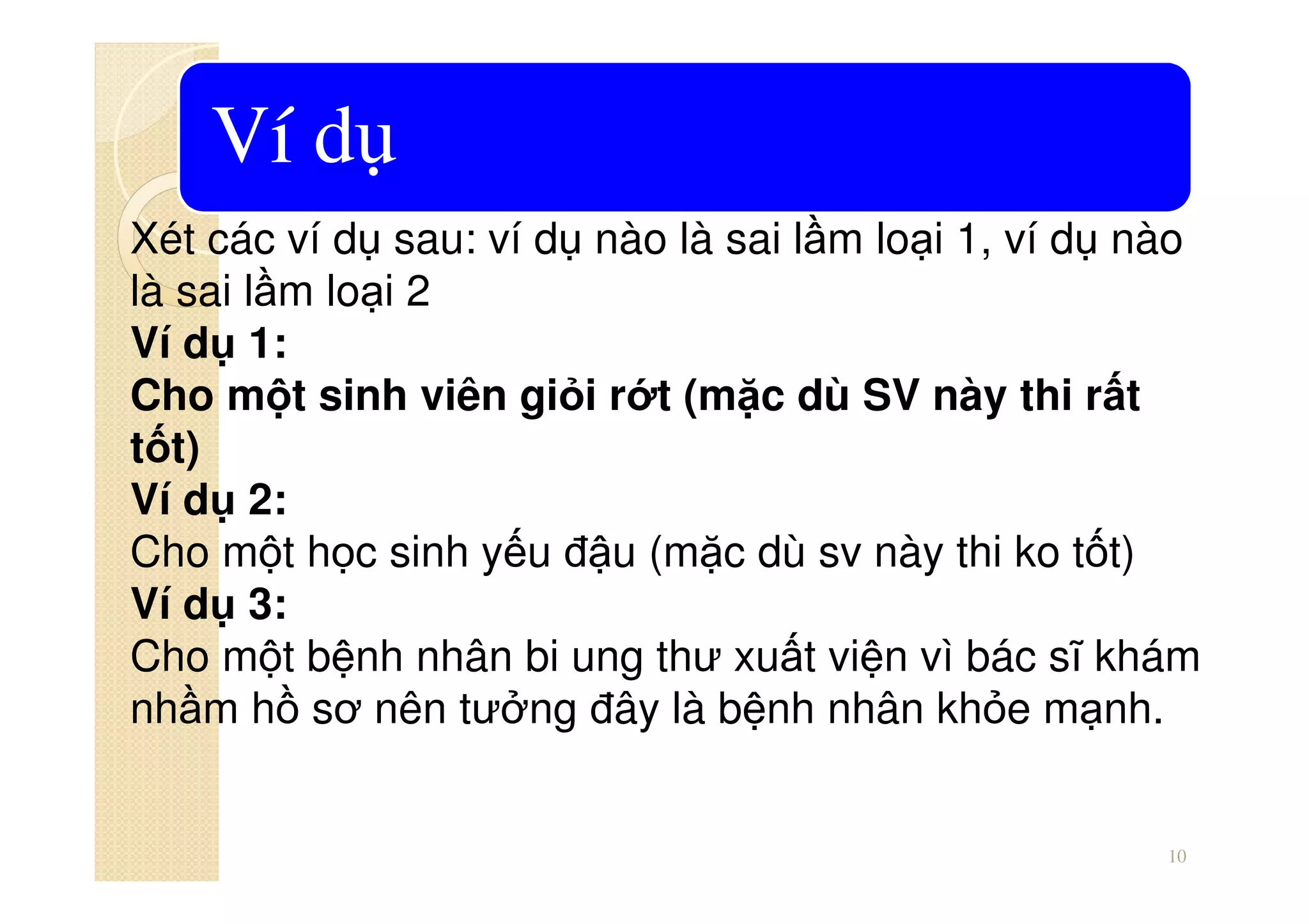 Chuong3 KIỂM ĐỊNH GIẢ THUYẾT THỐNG KÊ | PDF