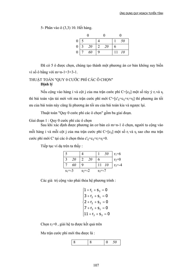 Quy hoach tuyen tinh C4 | PDF