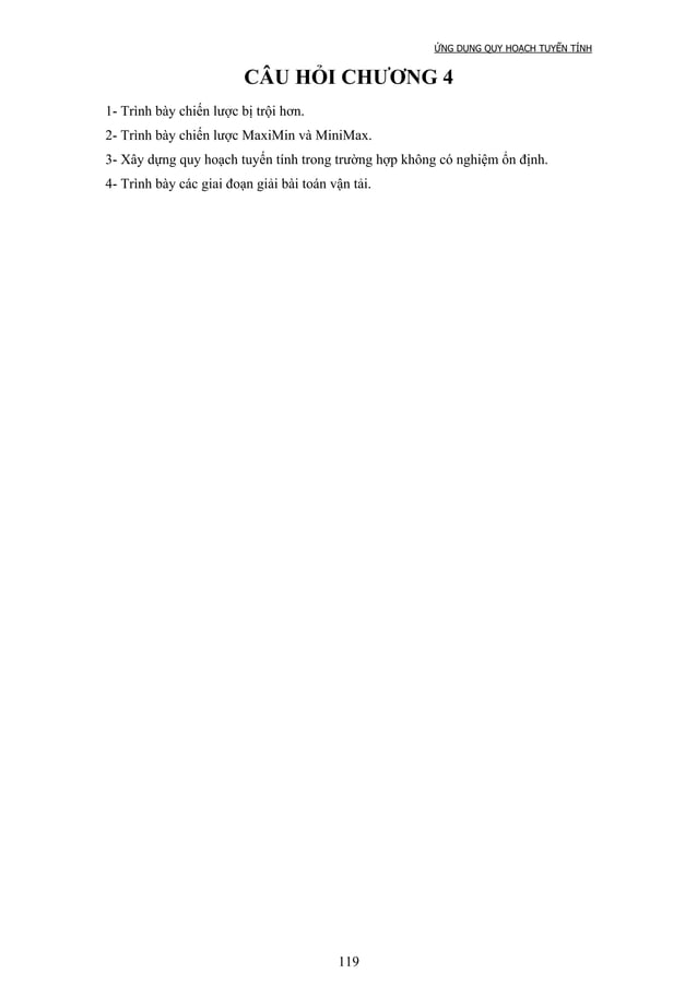 Quy hoach tuyen tinh C4 | PDF