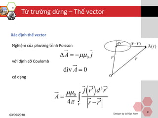 Lecture on Classical Electrodynamics - Chapter 4 - Magnetostatics field | PPT