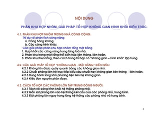 Chuong 4 phan khu hop nhom, giai phap to hop khong gian hinh khoi kt | PPT