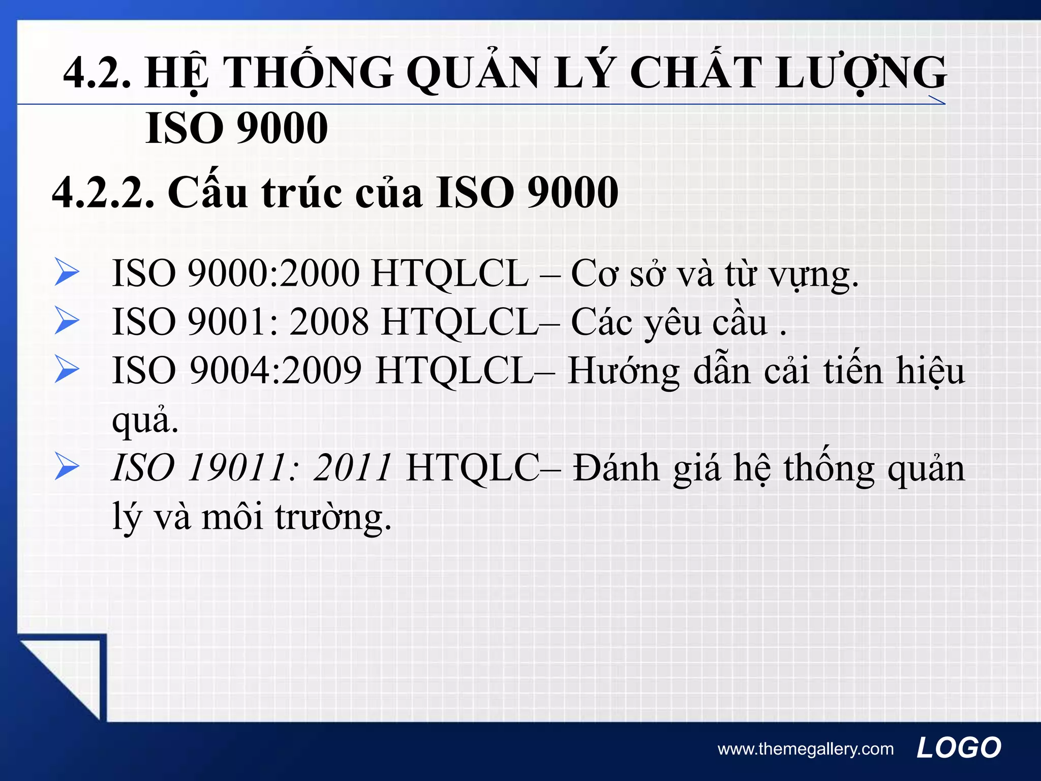 Chương 4: hệ thống quản lý chất lượng | PPTX