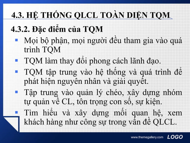 Chương 4: hệ thống quản lý chất lượng | PPTX