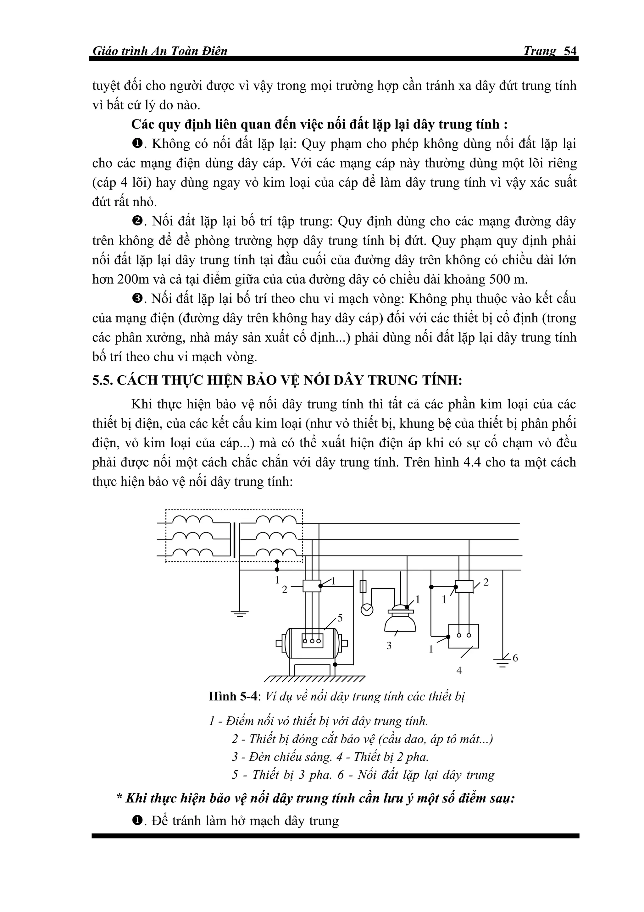 giao trinh an toan dien trong cong nghiep chuong 5 | PDF