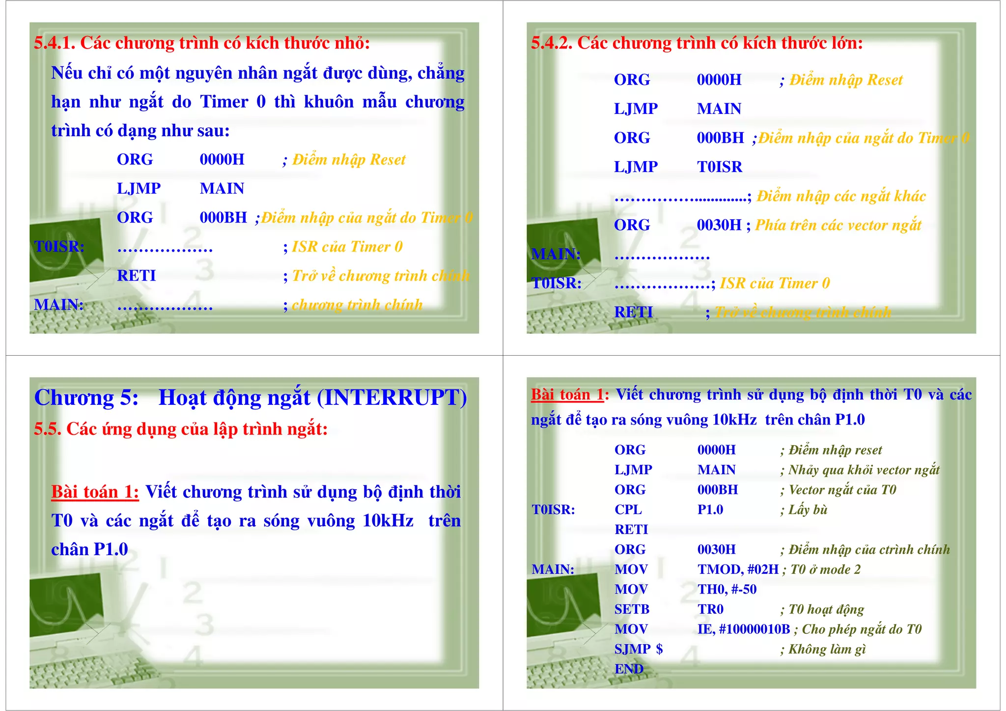 Chuong 5 hoat dong ngat | PDF