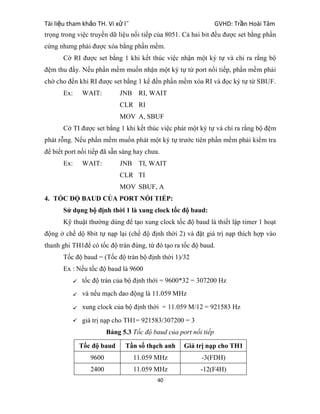 Chuong5 hoạt động port nối tiếp | PDF