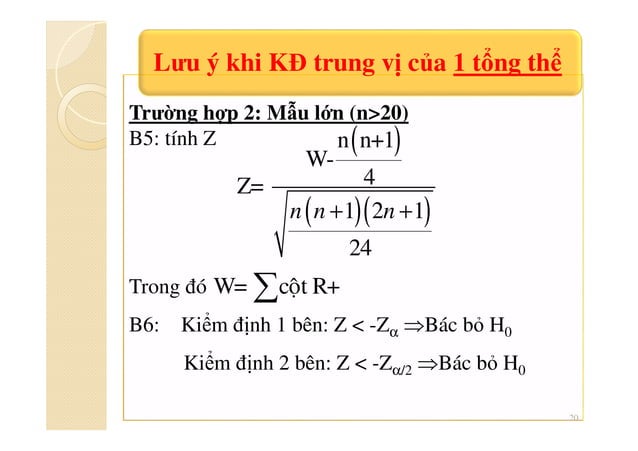Chuong5 KIỂM ĐỊNH PHI THAM SỐ | PDF