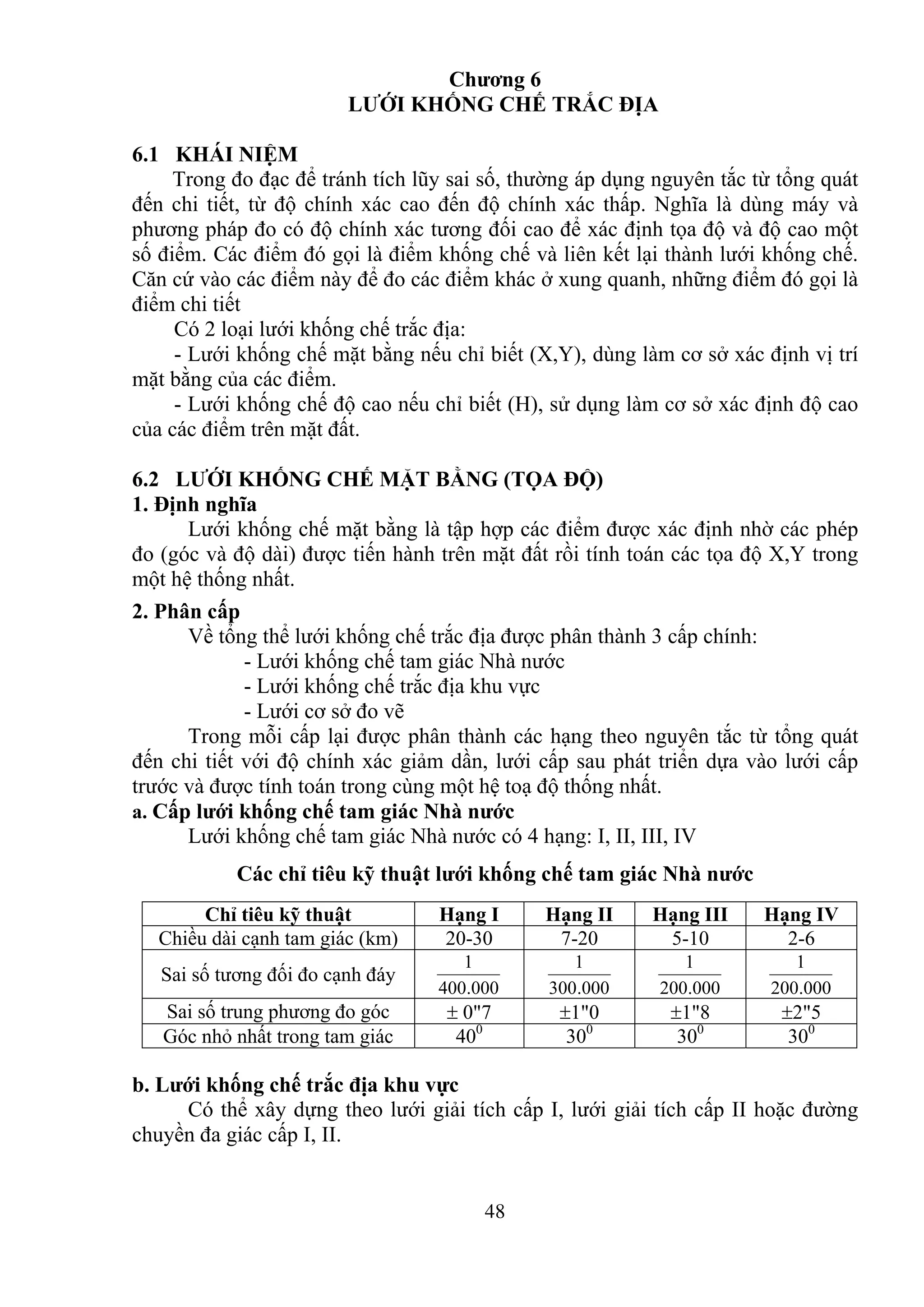 Chuong6 pdf-luoi khongche trac dia | PDF