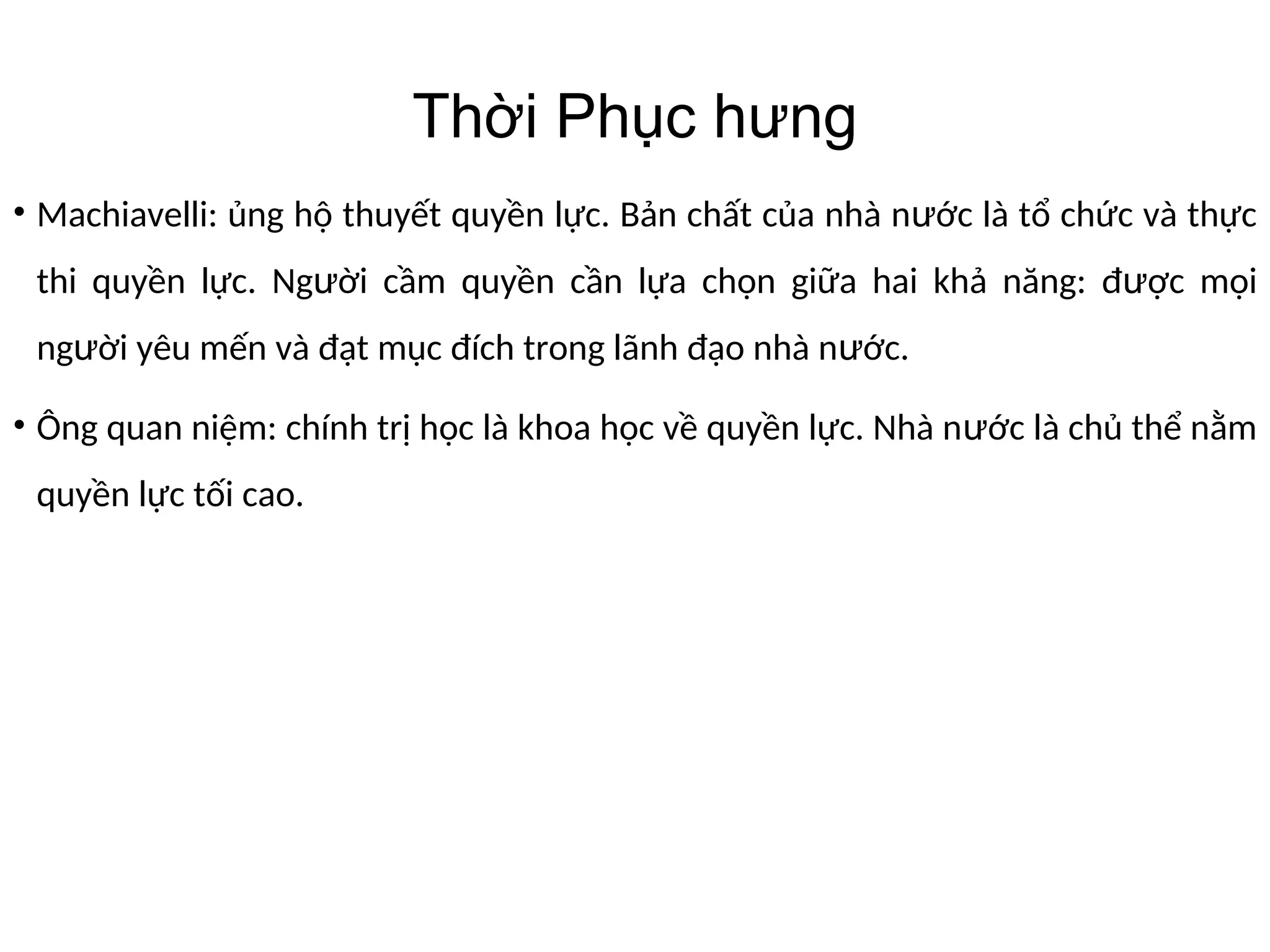 Triet hoc Mac lenin Chương 6 Triet hoc chinh tri | PPT