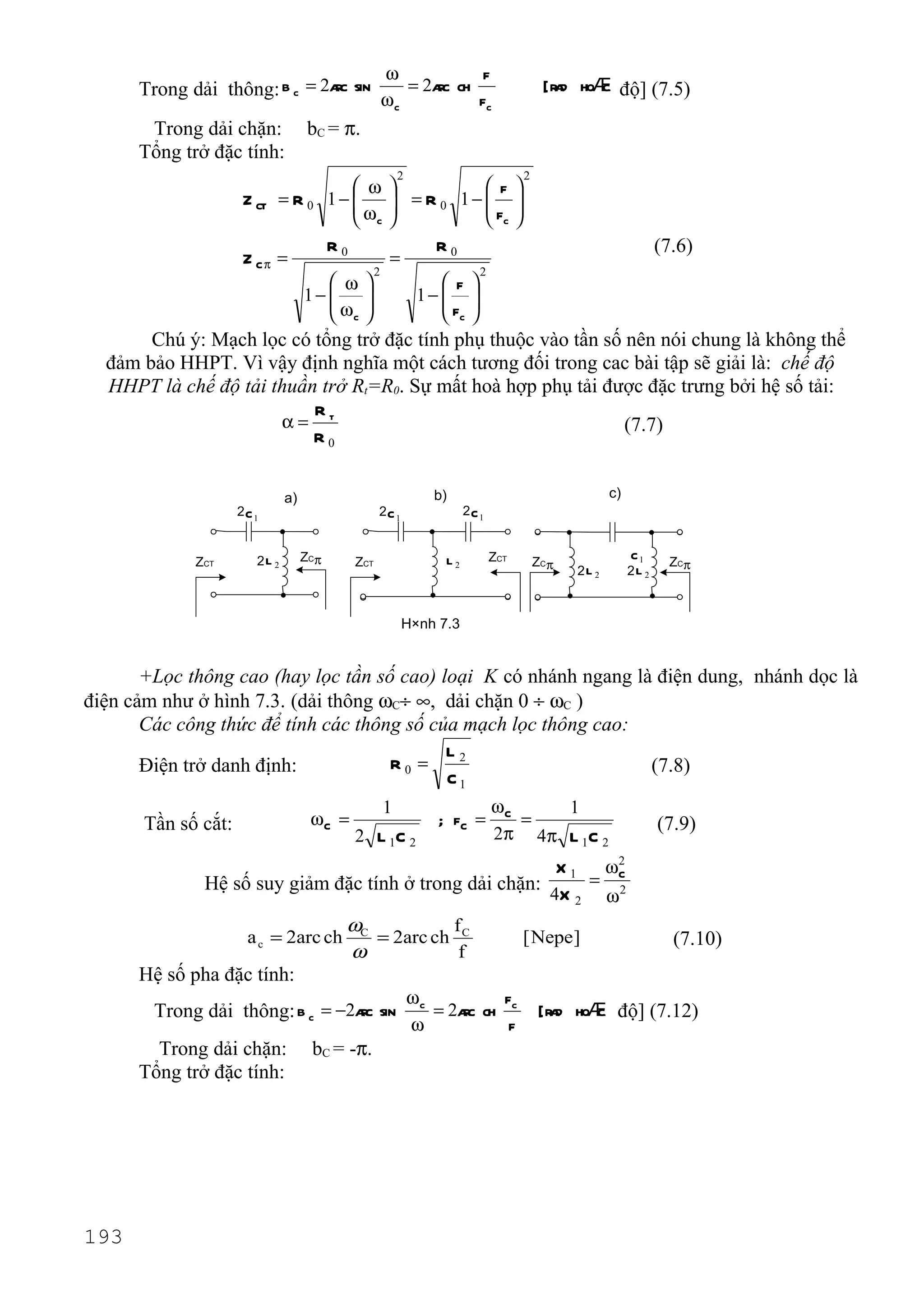 Chuong 7.1 mach loc dien | DOC